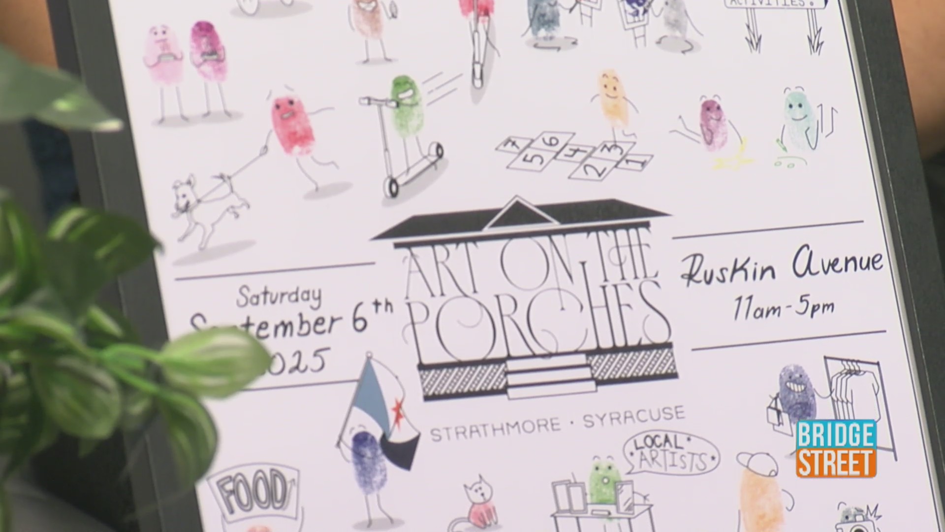 Art on the Porches in Strathmore Neighborhood