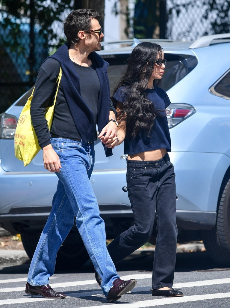 Zoë Kravitz and Harry Styles show off their couple style in NYC