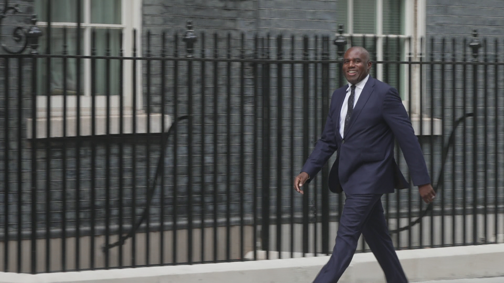 David Lammy arrives at 10 Downing Street