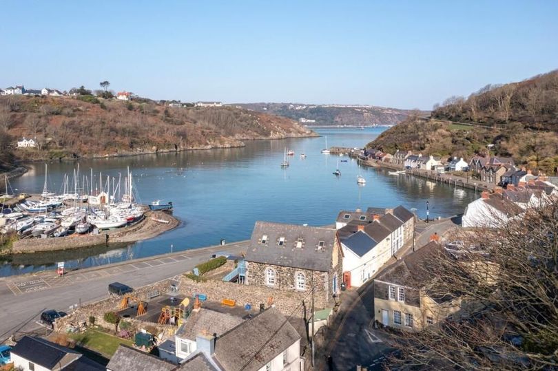 Inside quirky waterside Welsh harbour home with amazing sea views