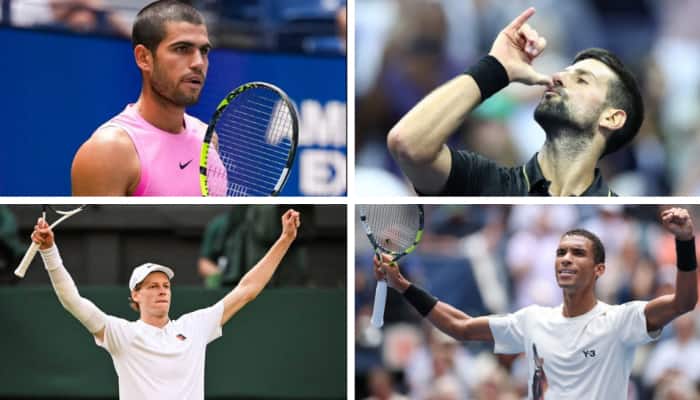 US Open 2025 Men’s Semifinals: Carlos Alcaraz Vs Novak Djokovic, Jannik ...