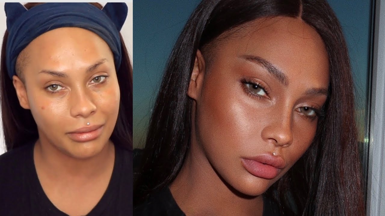 I tried the no makeup glow with Buxom