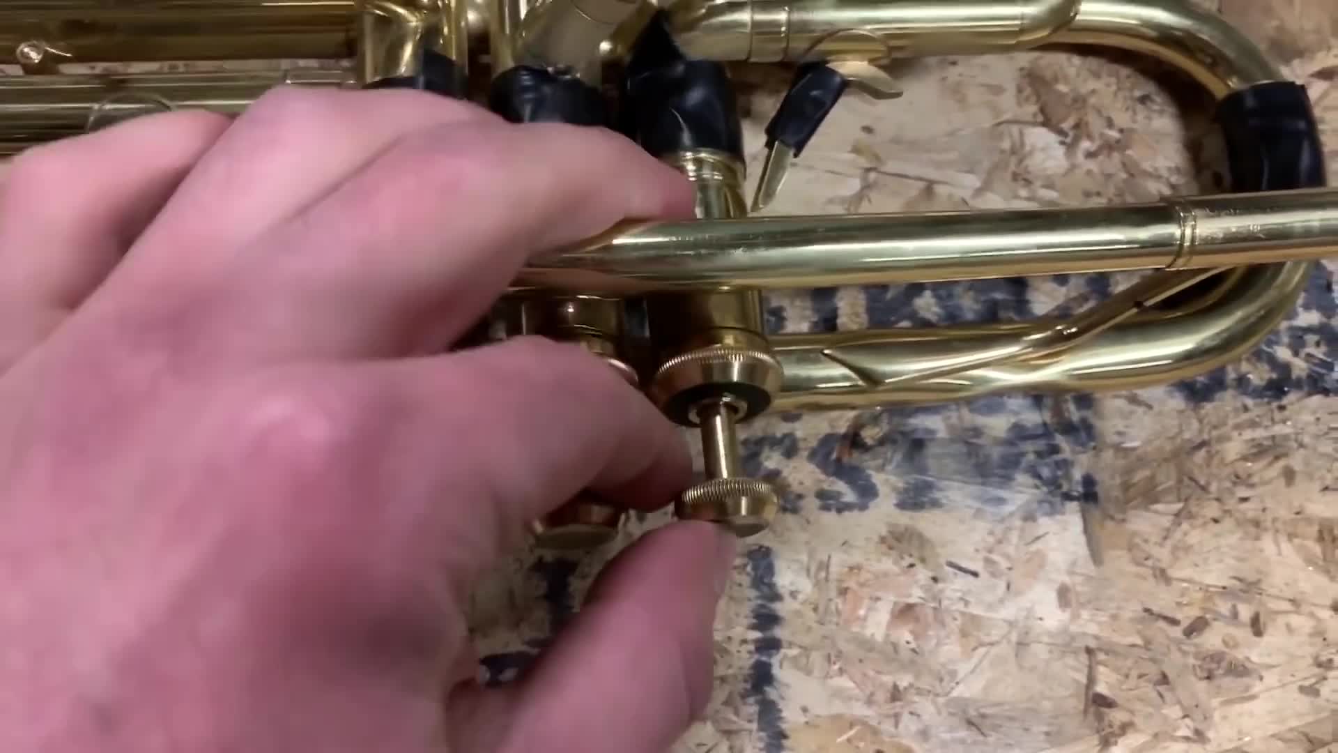 I cut a trumpet in half! 🎺