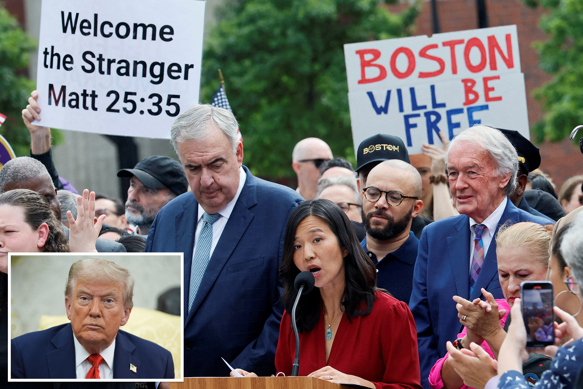Trump targets Boston in latest sanctuary city lawsuit — as mayor vows ...