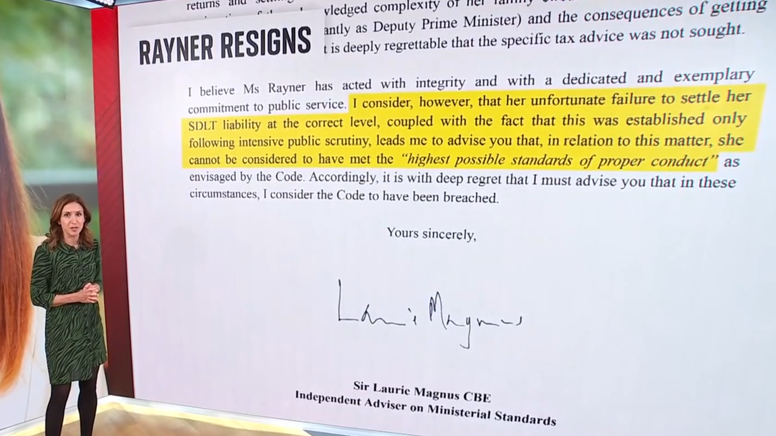 Read ethics adviser's verdict on Angela Rayner's tax error