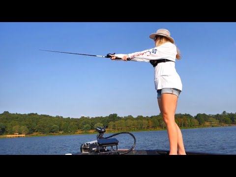 She learns new trick to catch hot summer fish