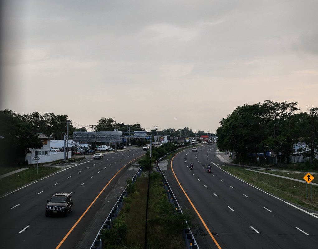 Wrecked Car Goes Airborne Across 4 Lanes of Traffic in Wild Video