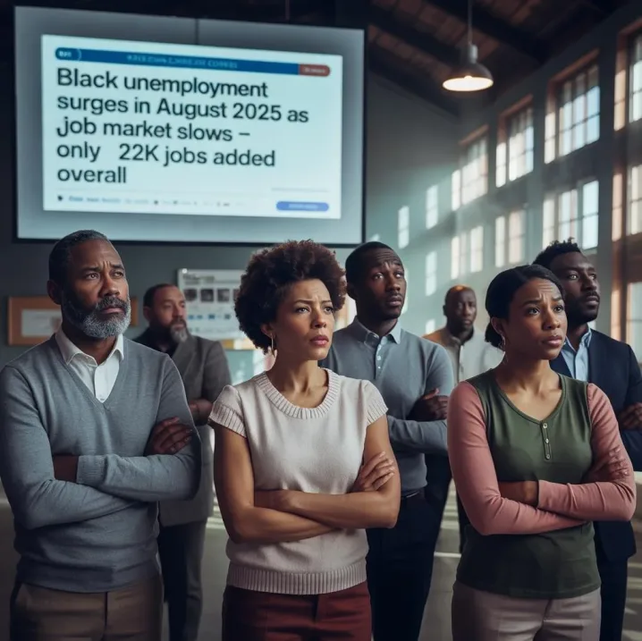 Black Unemployment Surges in August 2025 as Job Market Slows – Only 22K ...