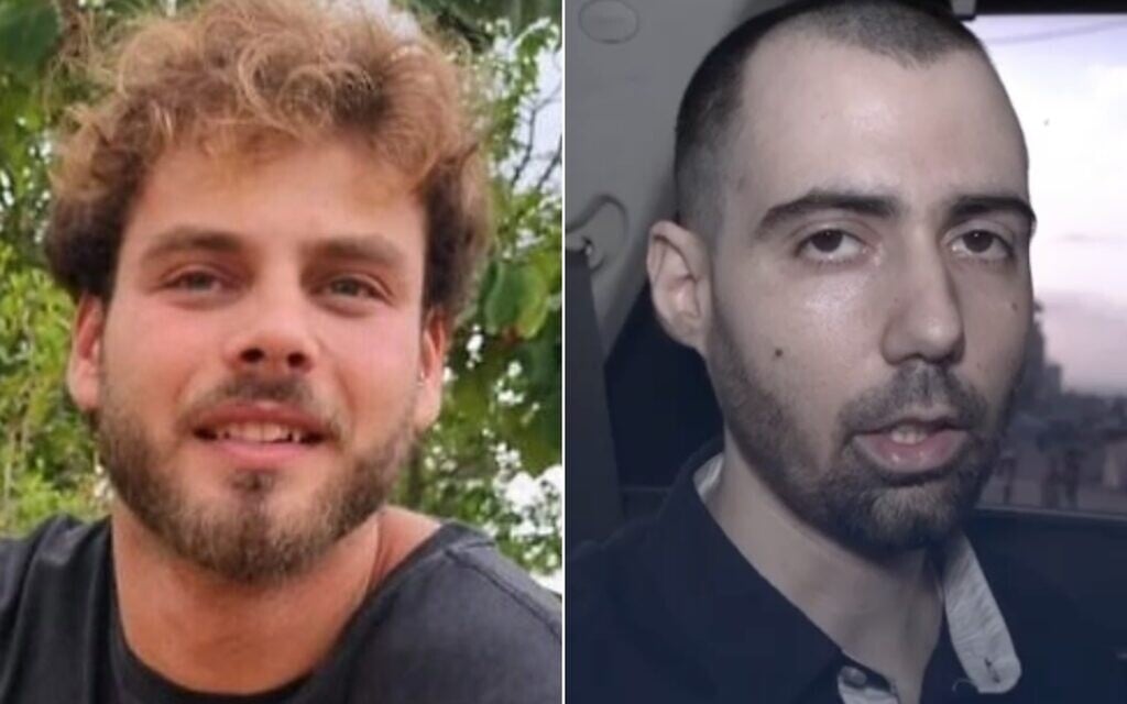 Hamas publishes video of hostages Guy Gilboa-Dalal, Alon Ohel ahead of IDF’s Gaza City op