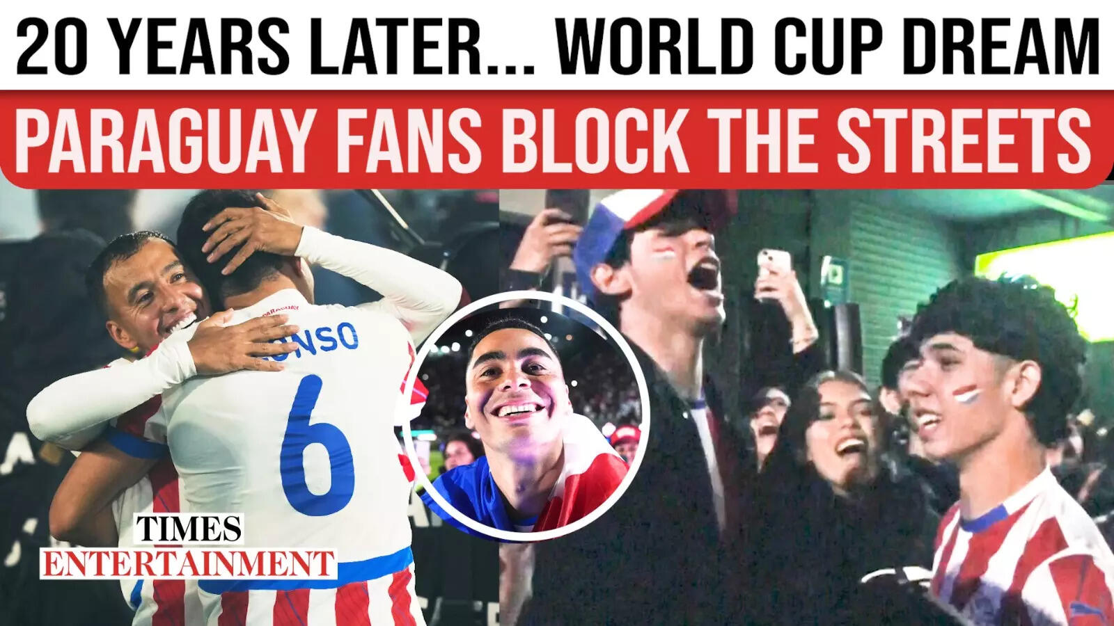 Emotional Scenes After Paraguay Returns To The FIFA World Cup After 20 ...