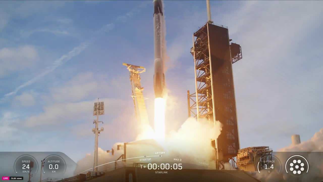 SpaceX launches Falcon 9 rocket from Florida's Space Coast