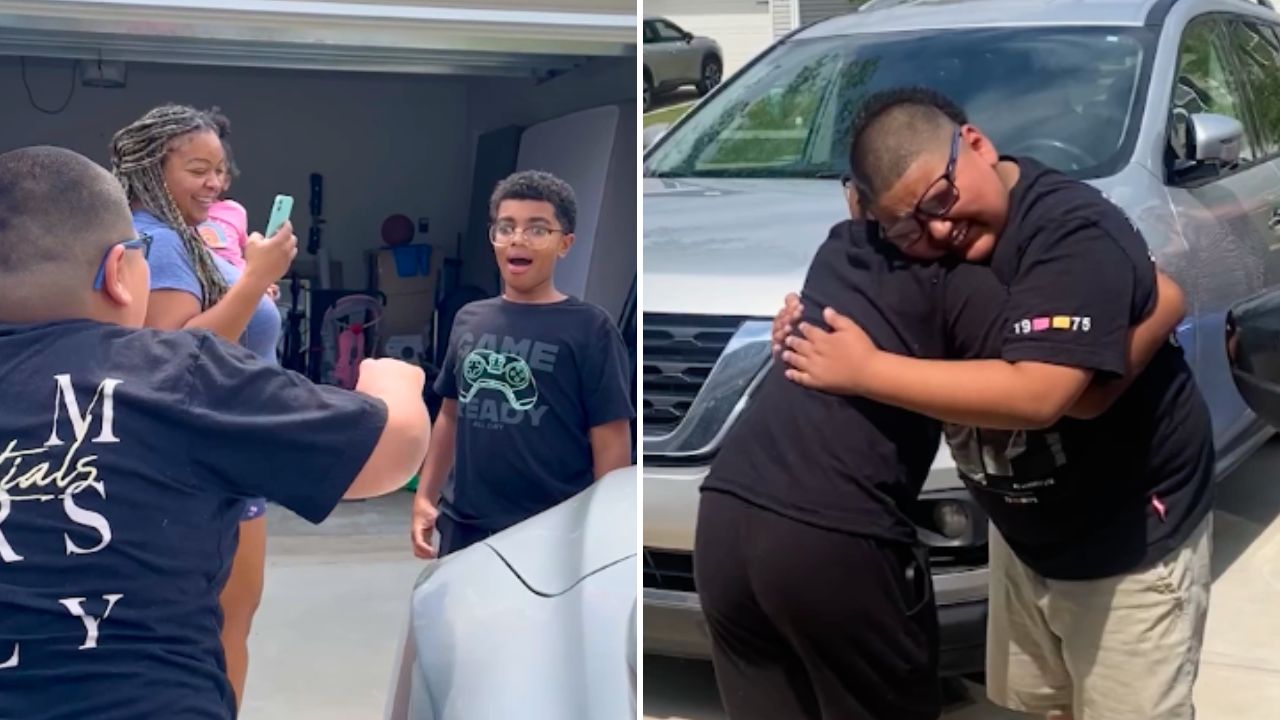 Best Friends Who Moved Apart Cry At Surprise Reunion After One Year ...