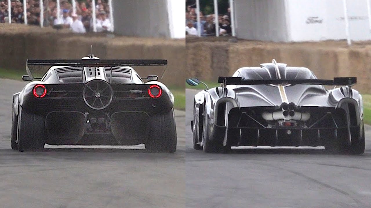 Gordon Murray T.50s Niki Lauda vs Pagani Huayra R Sound Comparison