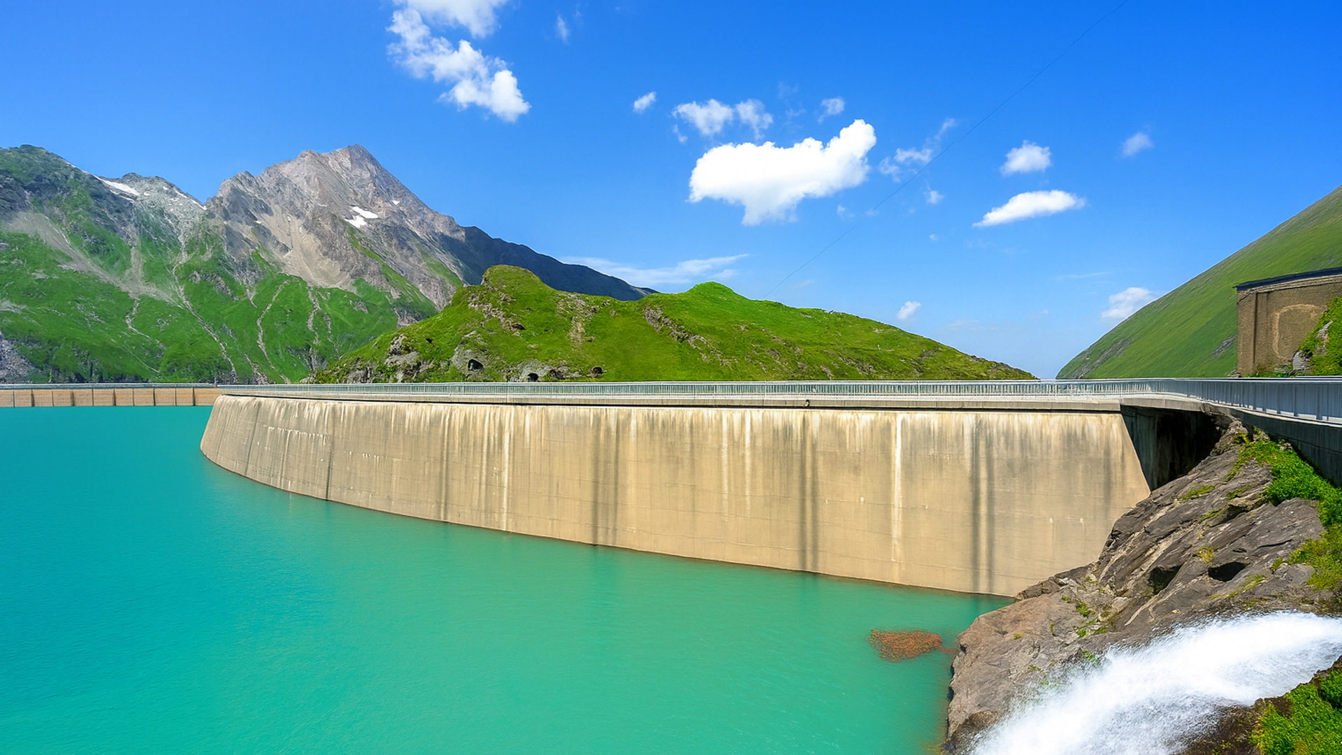 Austria Mooserboden: Embalses en los Alpes de Hohe Tauern (4K)