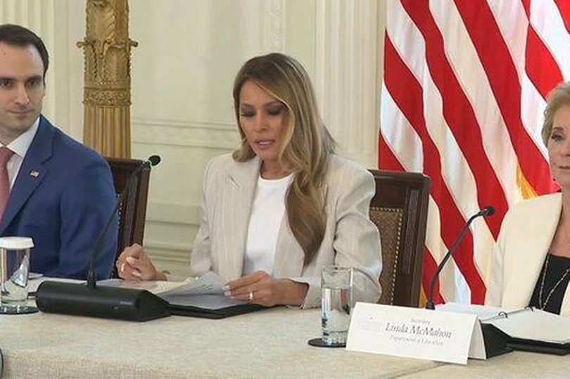 First Lady Melania Trump hosts second meeting of task force on AI amid ...