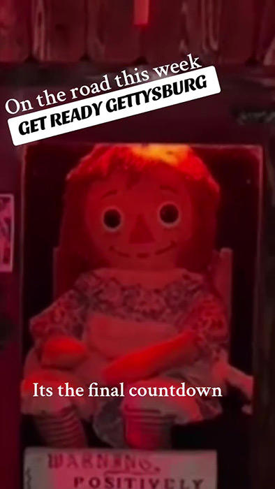 Paranormal investigator who died while on tour with ‘Annabelle doll ...