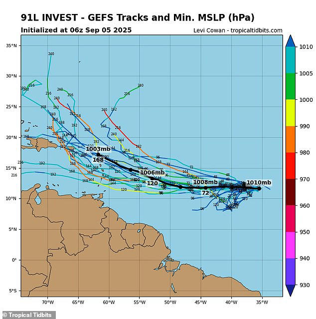 Threat grows in the Atlantic as new spaghetti models show storm ...