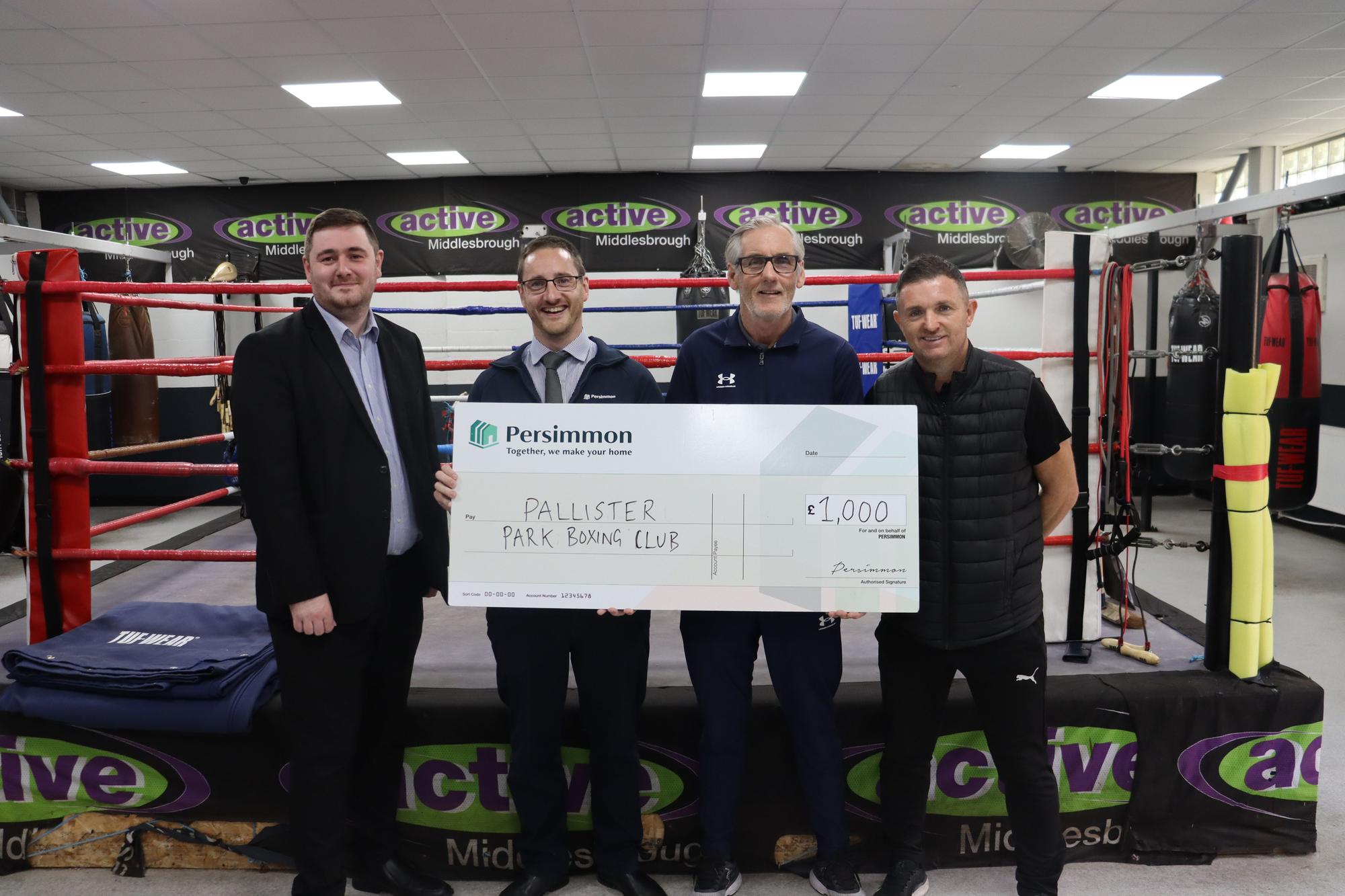 Boxing Club celebrating after receiving donation that will make a ‘real ...