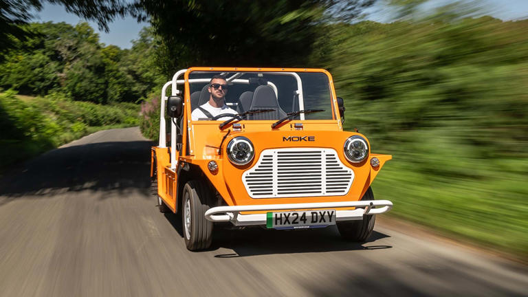 First Drive: The Electric Moke Is a Cracking Good Time