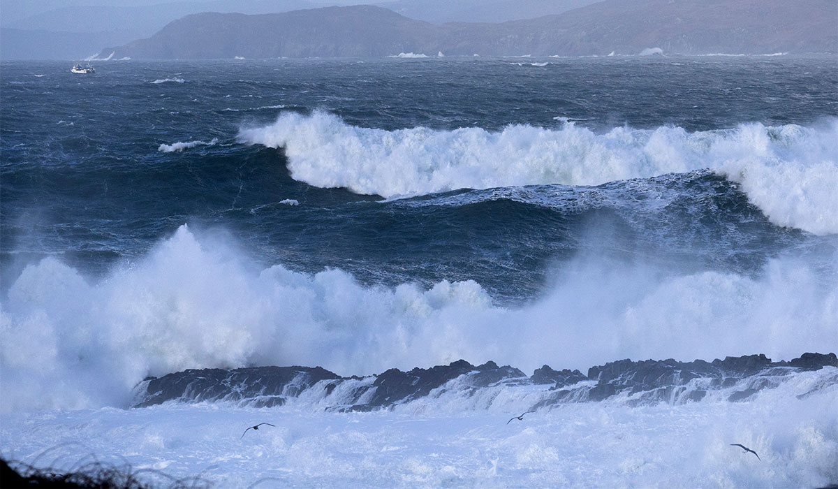 High winds and flood risk prompt weather warning across Ireland