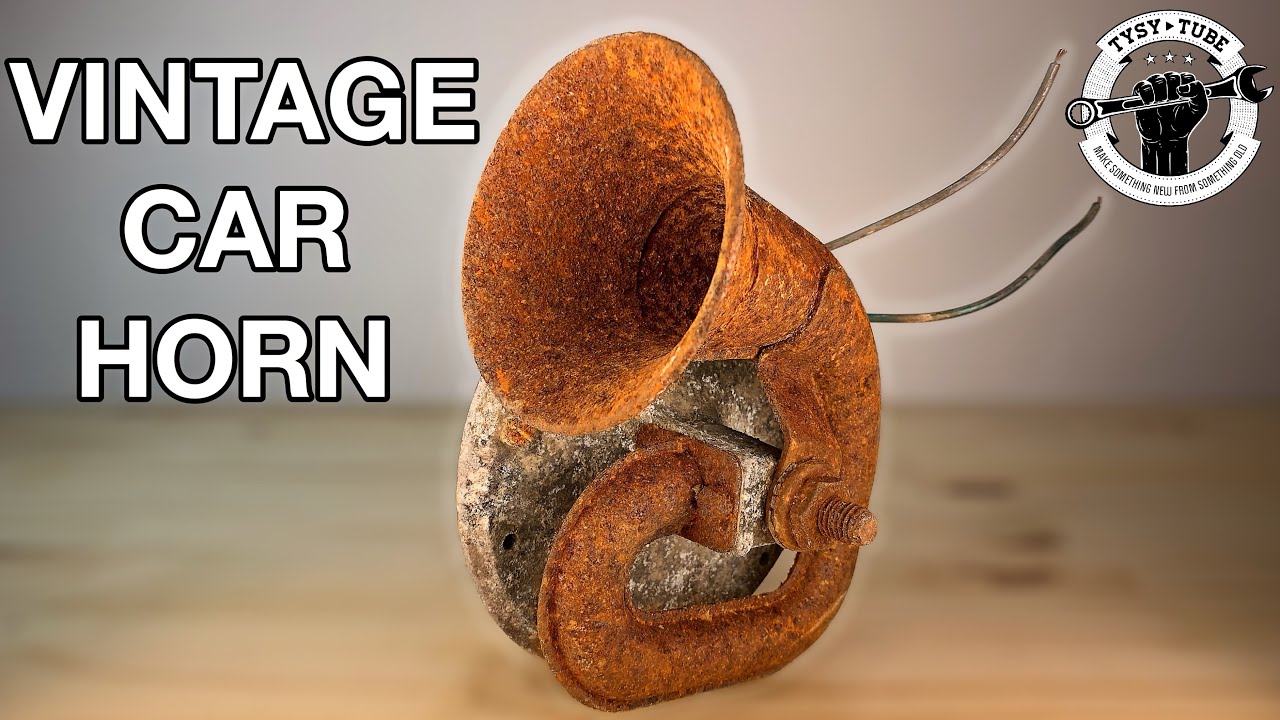 I Restored this Rusty $1 Car Horn - Totally Not Worth It!