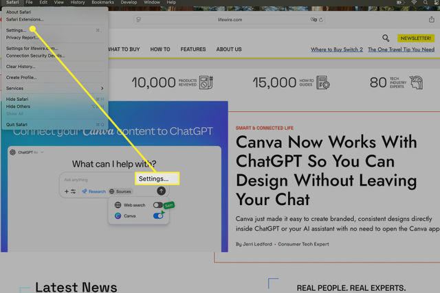 Using Developer Tools to Inspect on Mac