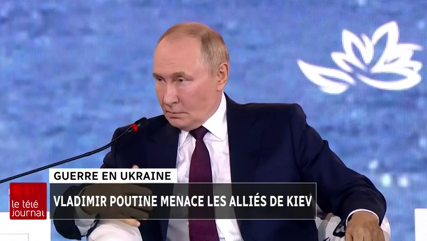 Vladimir Poutine menace de frapper toute force européenne en Ukraine