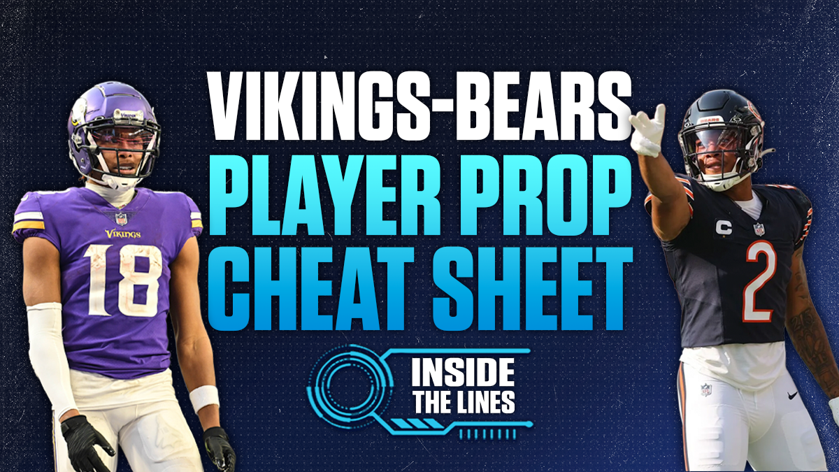 Inside the Lines Vikings-Bears prop cheat sheet: Aaron Jones over, J.J ...