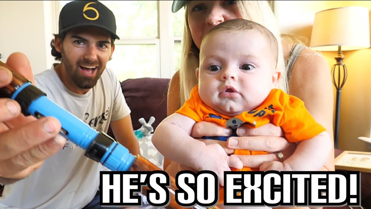 Massive fan mail unboxing with baby’s first fishing rod