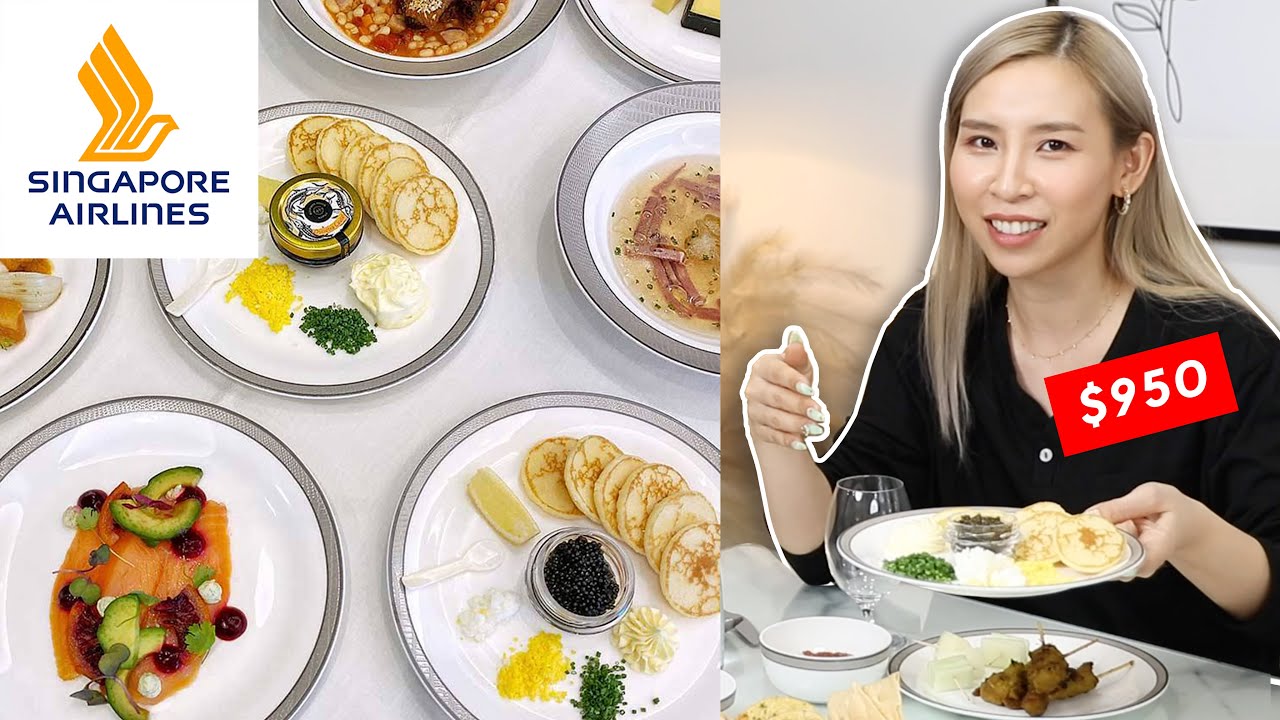 Trying Singapore Airlines’ first class dining experience at home