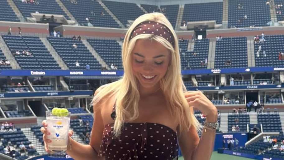 Livvy Dunne flexes ab-revealing fit celebrating bf Paul Skenes ...