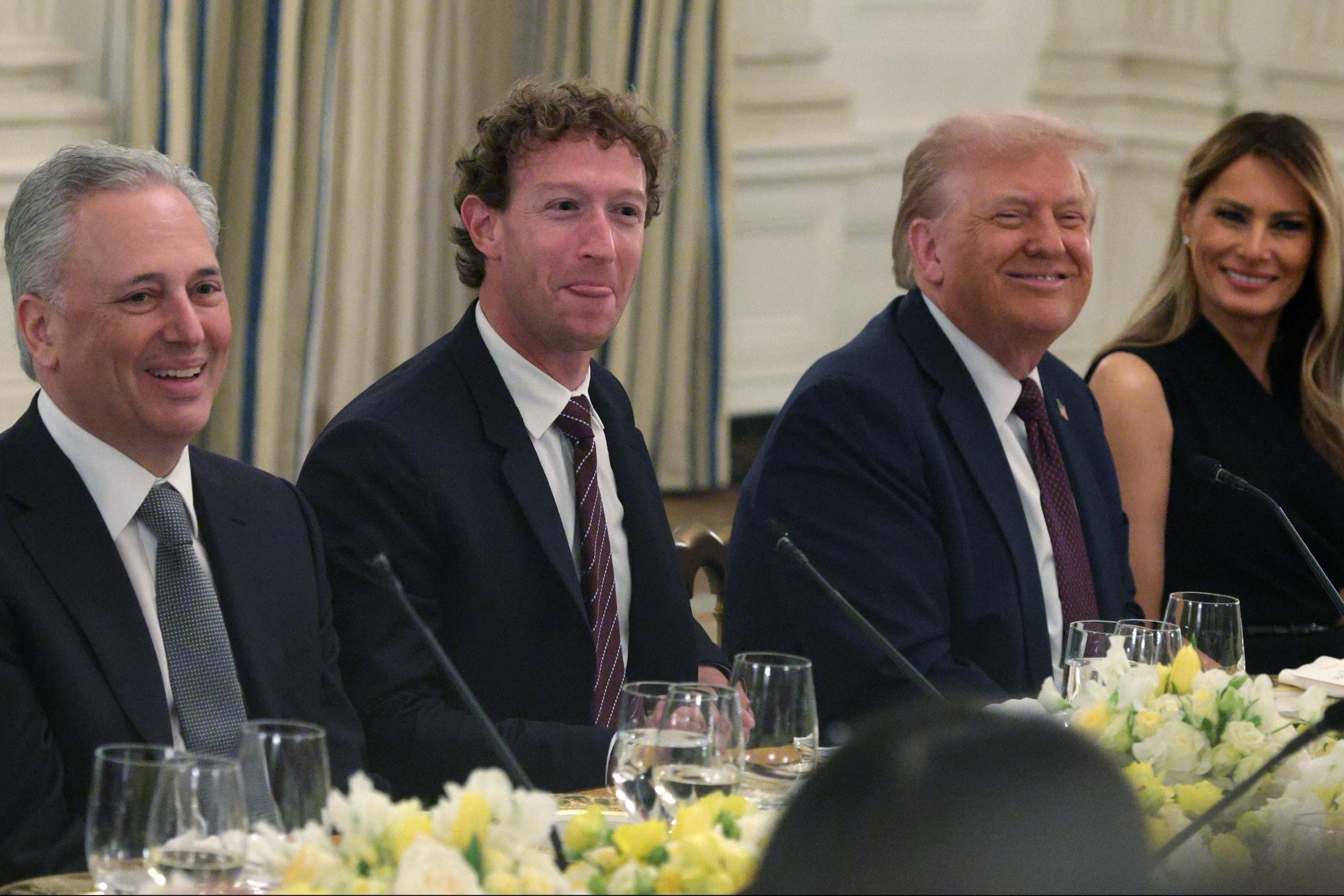 Here's What Was Discussed at President Donald Trump's 'High IQ' Dinner With Tech CEOs, Including ...