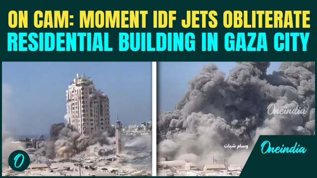 IDF Gaza Takeover Most SHOCKING Video: Israeli Fighter Jets Reduce Gaza ...