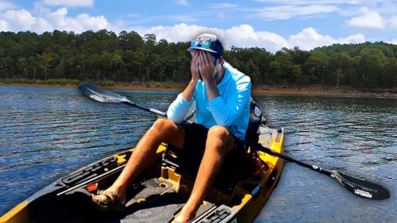 Kayak championship ends with unexpected fishing mistake