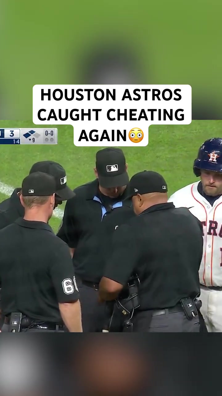 The Houston Astros were caught cheating AGAIN with an illegal bat # ...