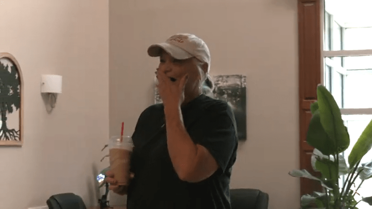 Kathi Parker receives $5K, named 3rd finalist of Jeff’s Heroes