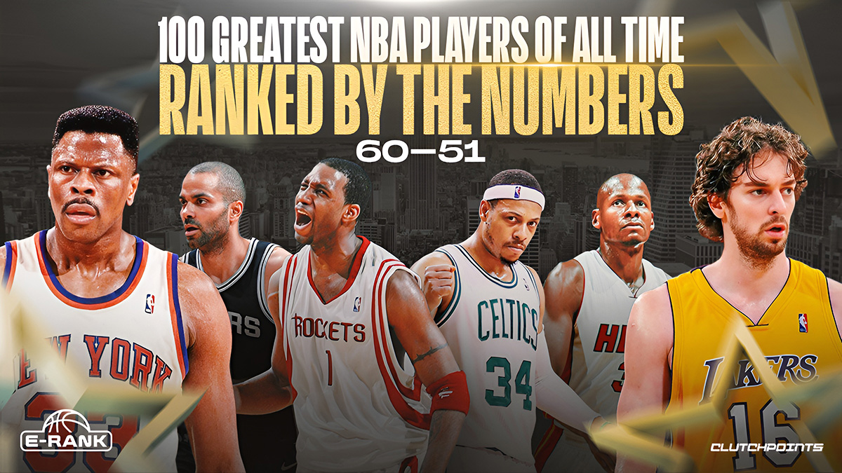 100 greatest NBA players of all time, ranked by the numbers: 60-51