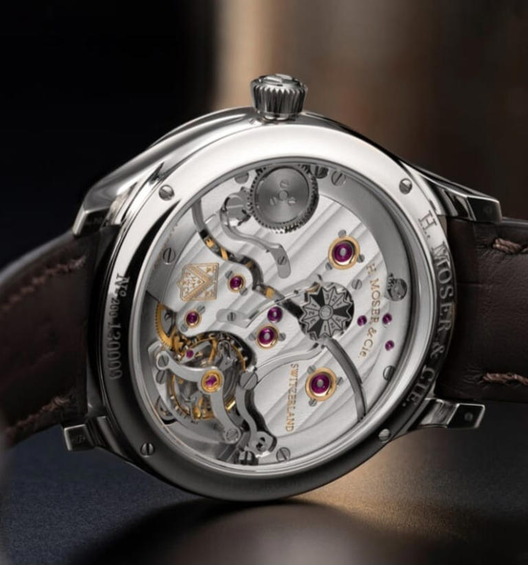 H. Moser’s new salmon perpetual calendar is pure minimalism