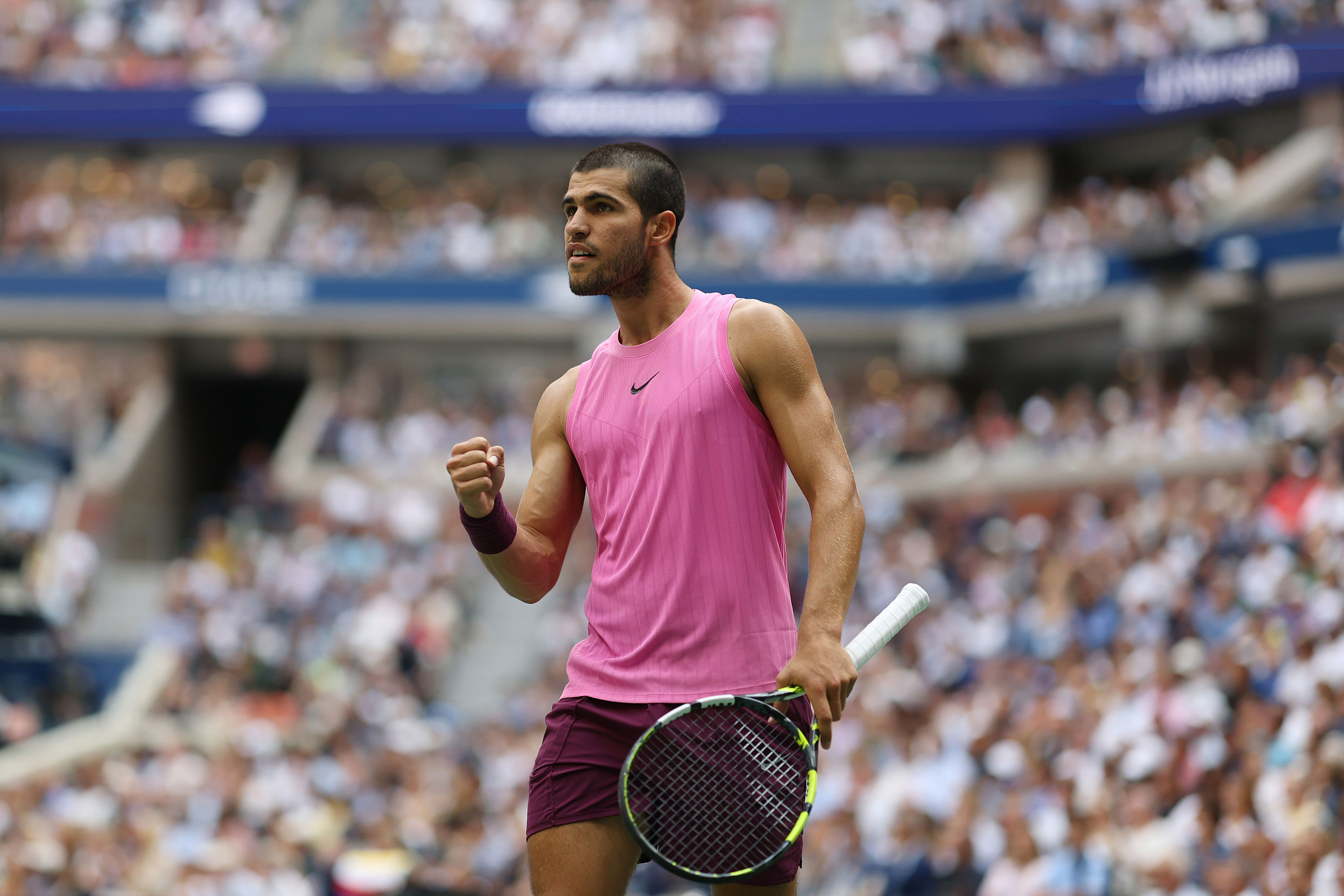 US Open live: Jannik Sinner overcomes injury struggle to set up Carlos ...