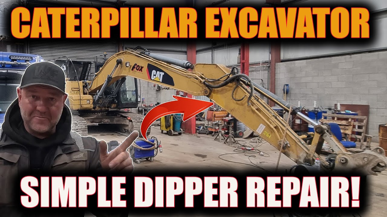 Caterpillar Excavator Dipper Repair