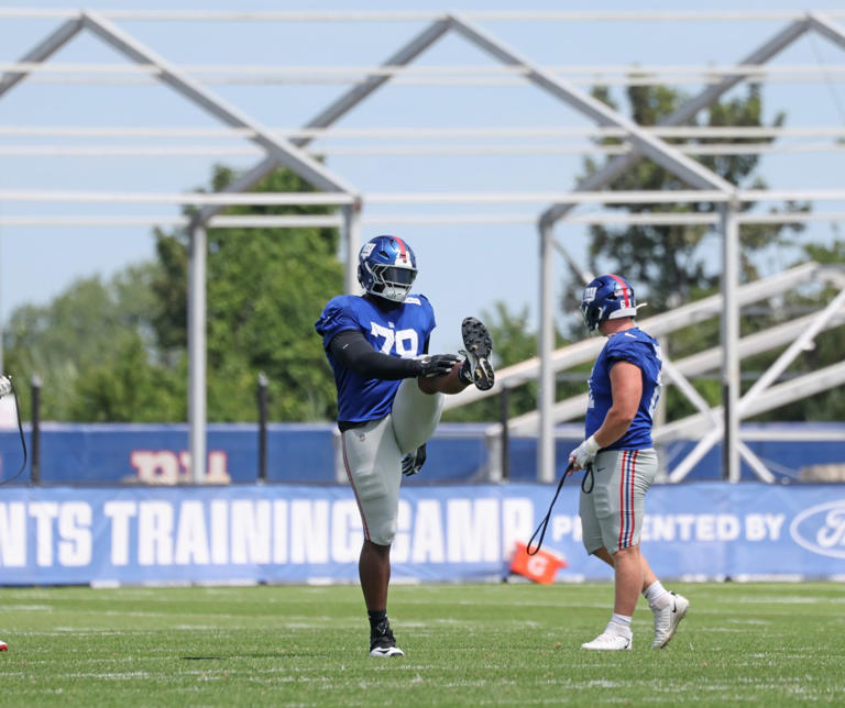 Andrew Thomas’ major Giants step unlikely to be enough for Week 1 return