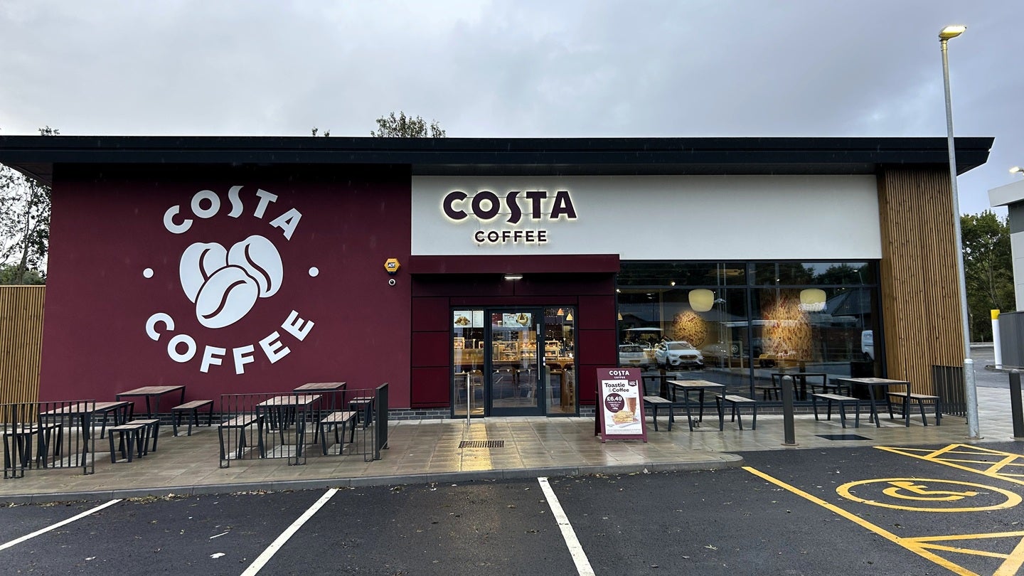 Costa Coffee unveils drive-through outlet in Alcester, UK