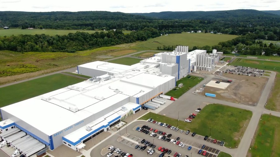 Residents hold protest at Great Lakes Cheese facility