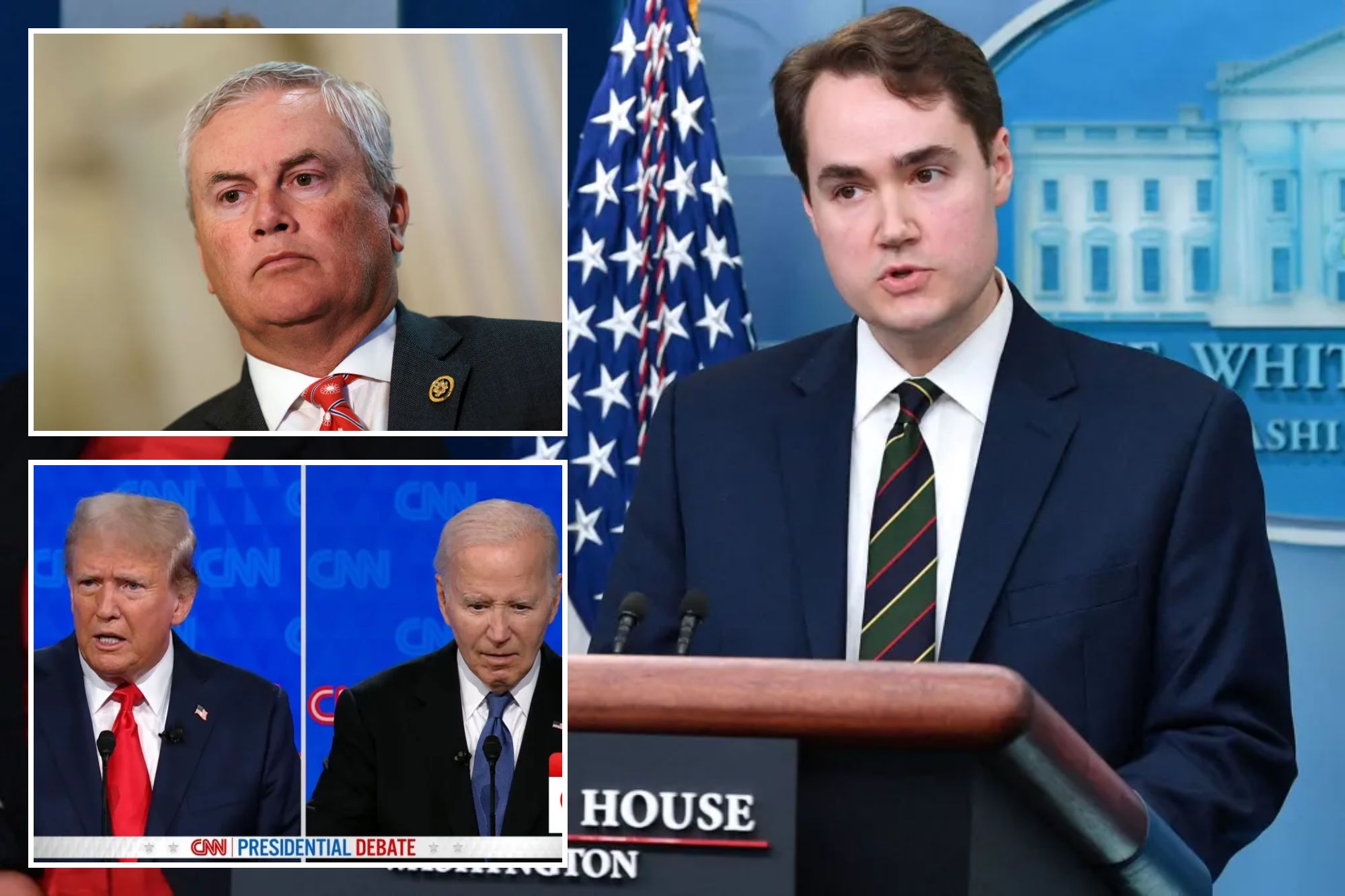 Ex-Biden aide Andrew Bates stone-faced arriving at Capitol for health ...
