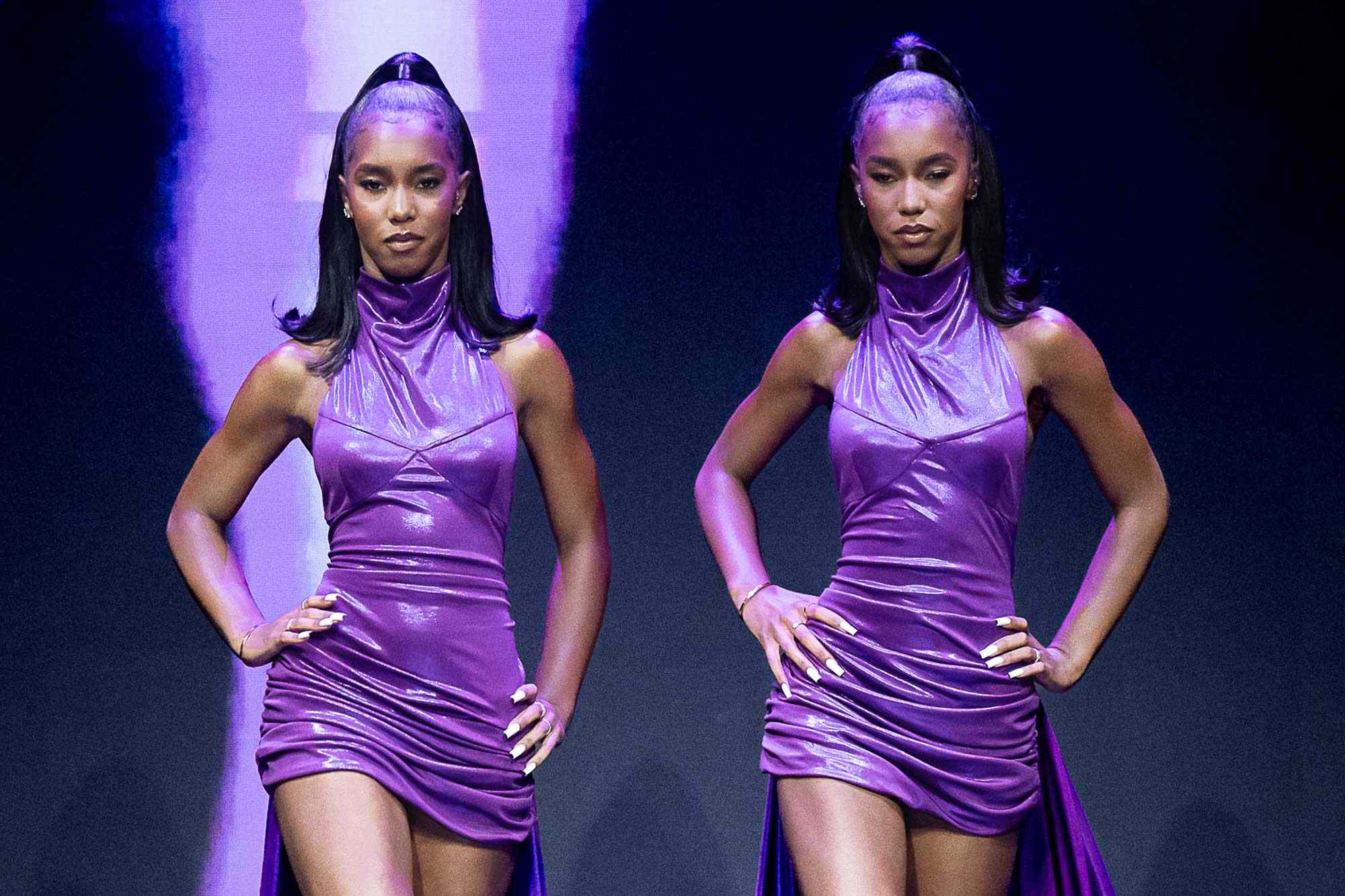 Diddy's Twin Daughters Jessie and D'Lila, 18, Walk Runway at Fashion ...