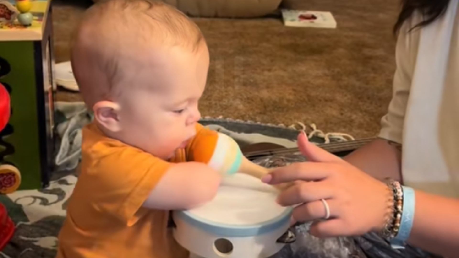 ‘Unstoppable’ Baby Born With No Hands Decides to Try Drumming After ...