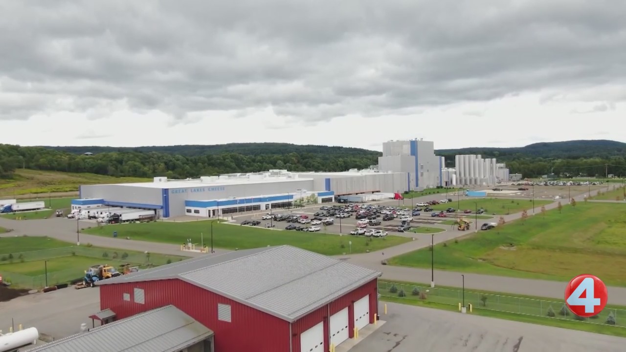 Residents hold protest at Great Lakes Cheese facility