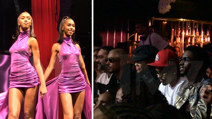 Diddy's Twin Daughters Walk Runway at Fashion Show as Mogul Seeks New Trial