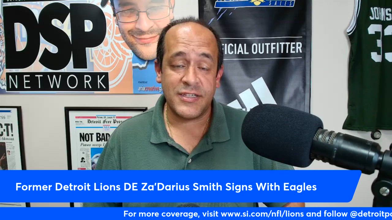 Former Detroit Lions DE Za'Darius Smith Signs With Eagles
