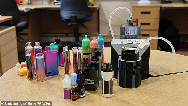 Up to a quarter of vapes confiscated from school pupils are laced with ...